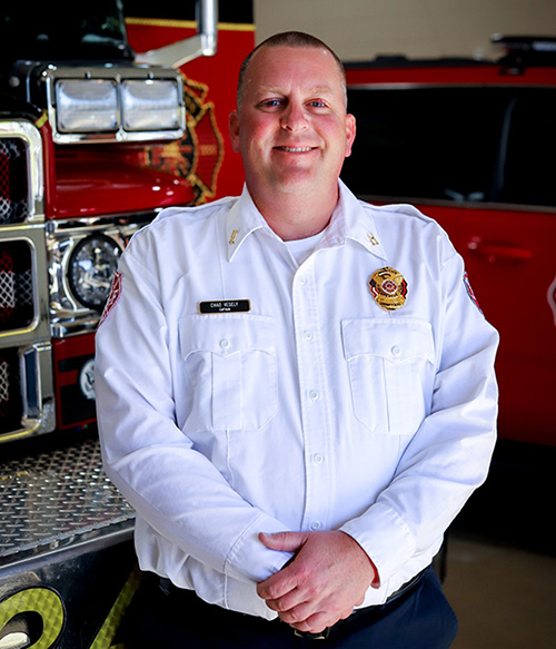 Chad Vesely Promoted to Battalion Chief - O'Fallon Fire